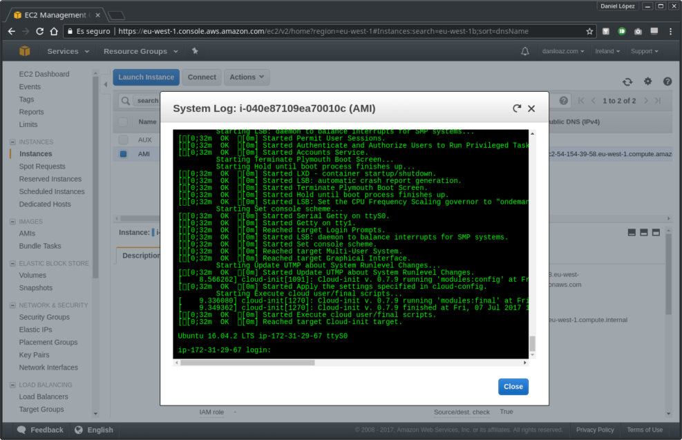 Partitioning and resizing the EBS Root Volume of an AWS EC2 Instance