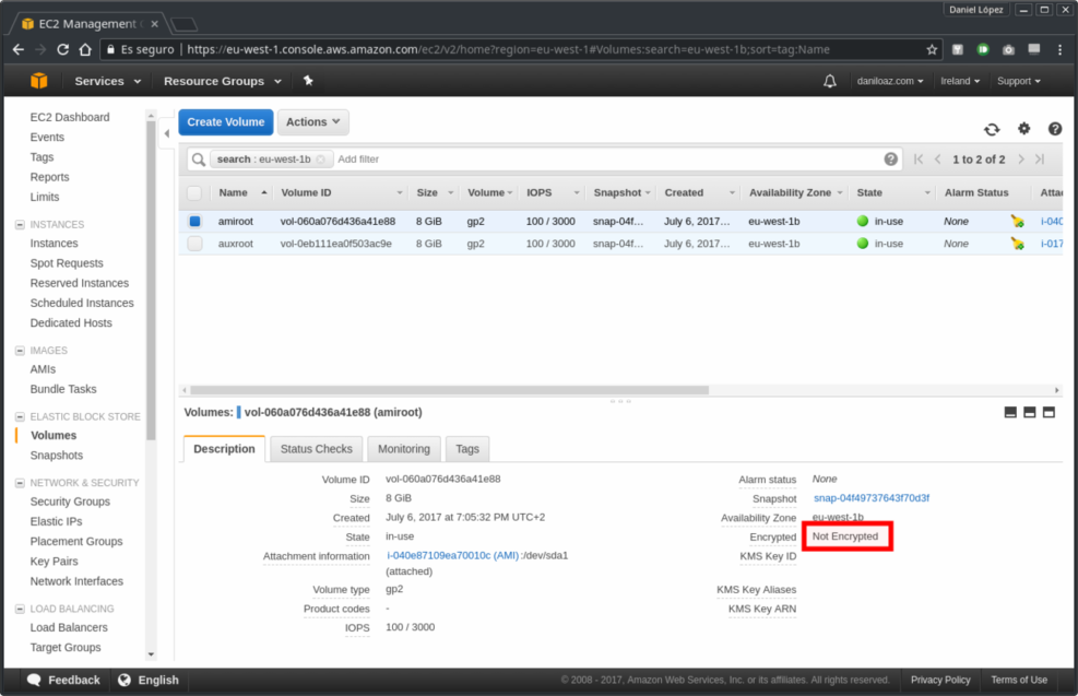 Partitioning and resizing the EBS Root Volume of an AWS EC2 Instance